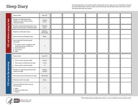 Sleepdiary Pdf Drink Sleep