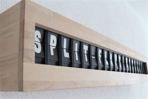 Split Flap Selfmade Split Flap Display