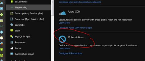 Vs2015 Azure Remote Debugging Fails When Azure Ip Restrictions Are