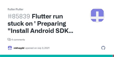Flutter Run Stuck On Preparing Install Android Sdk Tools Revision