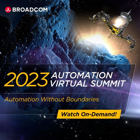 Automation Summit 2024 On Demand Registration Automation By Broadcom