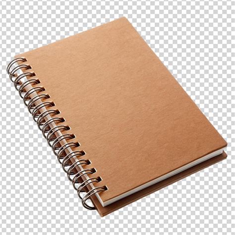 Notebook Isolated On Transparent Background Premium AI Generated PSD