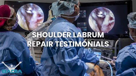 Patient Testimonials Shoulder Labrum Tears DrBadia Com