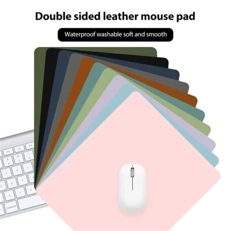 Custom Promotions Any Size Double Sided Waterproof Pu Leather Computer