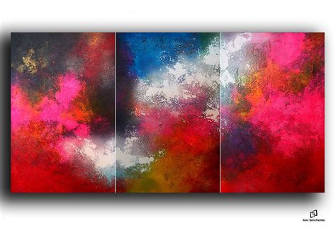 Triptych Wall Art Abstract At Larry Hinojosa Blog