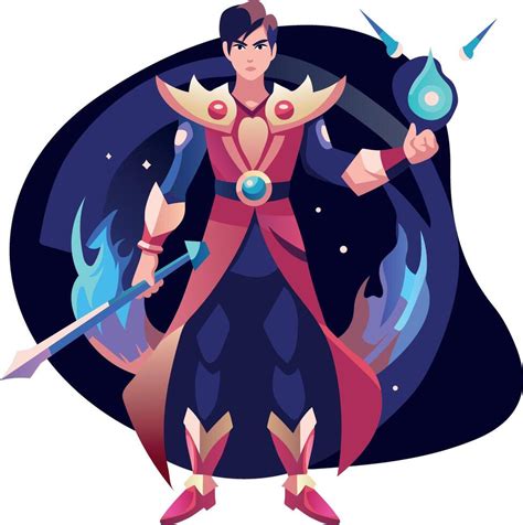 Un Plano Ilustración De Valiente Espadachín 52348945 Vector En Vecteezy