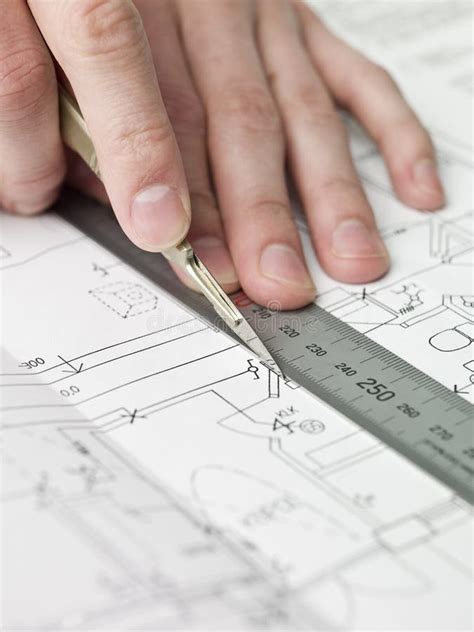 Cad Design Stock Photo Image Of Drawing Autocad Engineer