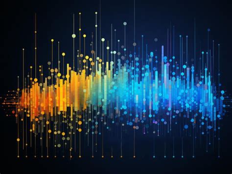 Exceptional Point Constructed Internet Big Data Background Vector Network Big Data Background