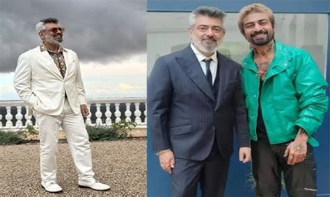 Ajith Kumar And Arjun Das Look Dashing In Recent Pics From ‘gbu