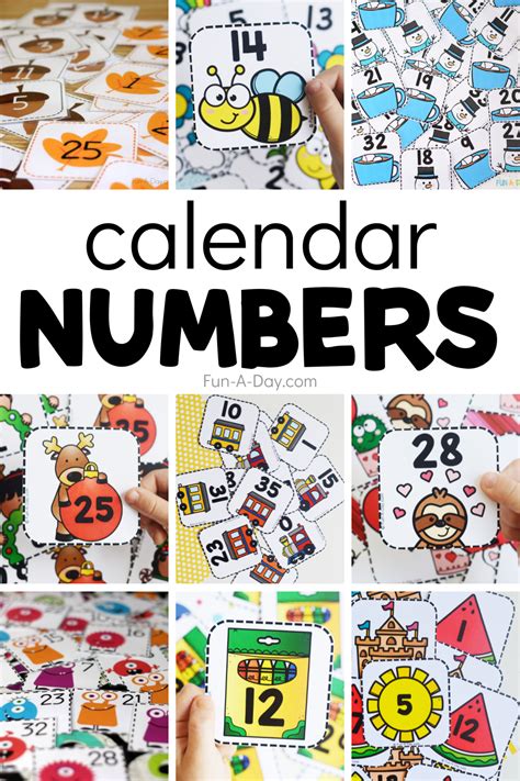 Linear Calendar Preschool Free Printable Artofit