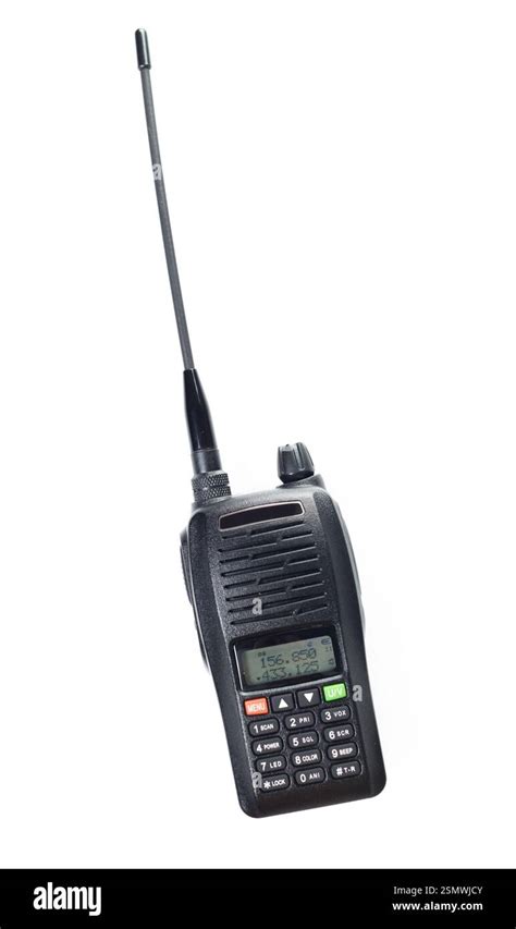 Practice With A Handheld Radio Transceiver For Communication In Emergency Situations In A