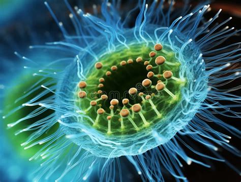 Cellular Structure Of Escherichia Coli Bacteria Stock Illustration Illustration Of Organ