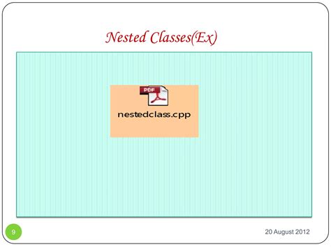 Classes And Objects Aug Pptx Programming Languages Computing