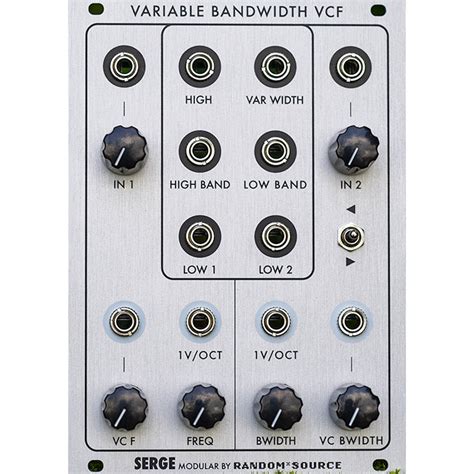 Random Source Serge Variable Bandwith Filter Vcf2