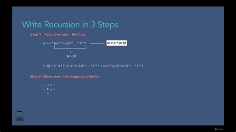 How To Write Recursion In 3 Steps Youtube