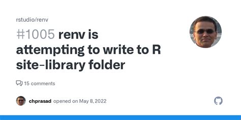 Renv Is Attempting To Write To R Site Library Folder Issue Rstudio Renv GitHub