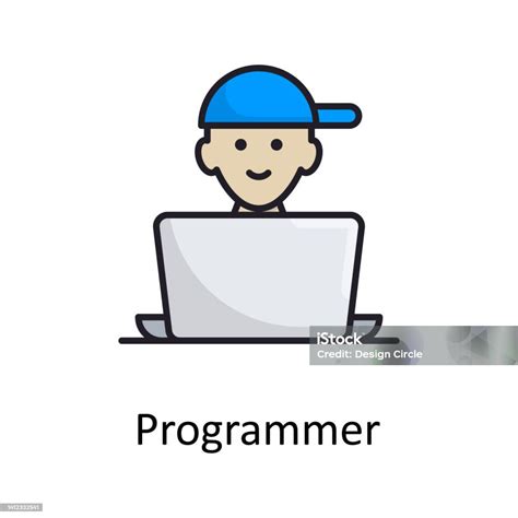 Vektor Programmer Diisi Kerangka Ilustrasi Desain Ikon Simbol Lainlain Pada File Eps 10 Latar