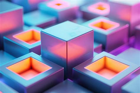 Premium Photo Minimalist Isometric Design Featuring Floating