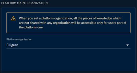 Policies Opencti Documentation
