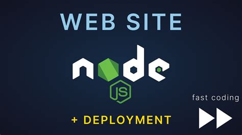 mi primer sitio web con node js deployment en cpanel fast coding