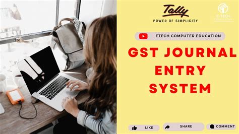 how to record gst journal entry purchase and sale in hindi tally gst