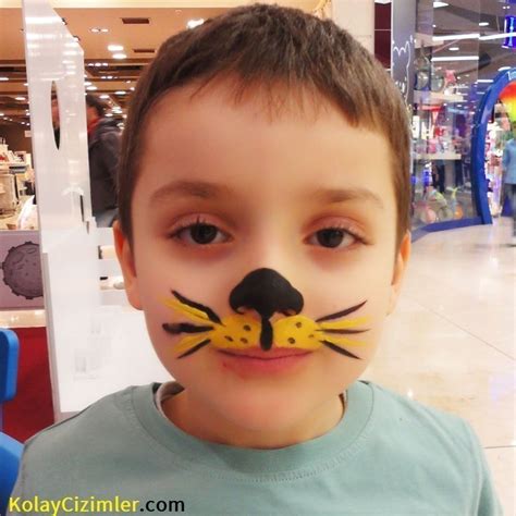 Boyama Kalemi Ile Yüze Kedi Çizimi Nasıl Yapılır Etkinlik
