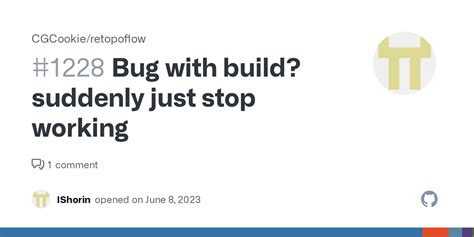 Bug With Build Suddenly Just Stop Working Issue CGCookie Retopoflow GitHub