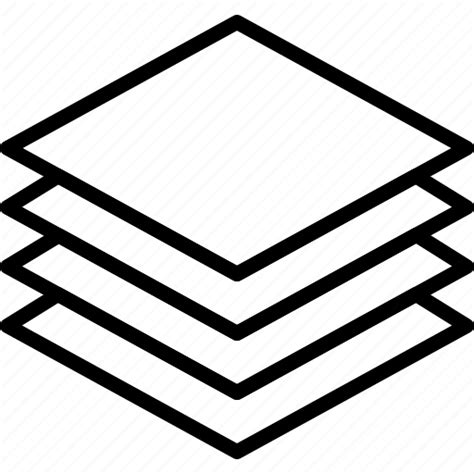Arrange Data Layers Level Multiple Sheet Stack Icon Download On