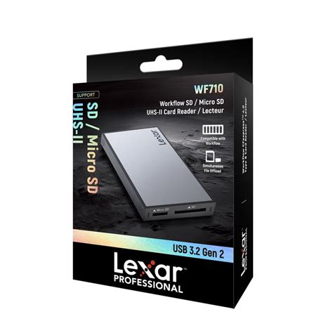 Lexar Professional Workflow SD/microSD UHS-II Card Reader - UCC Australia