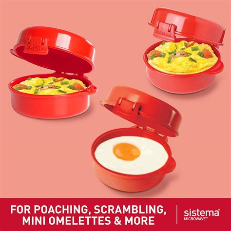 Sistema® Microwave™ Easy Eggs 271ml Red School Depot Nz