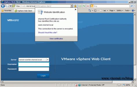 Replacing VMware VSphere Web Client Server Default Self Signed Certificate Adrian Costea S