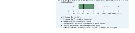 solved public colleges a estimate the median b estimate the first
