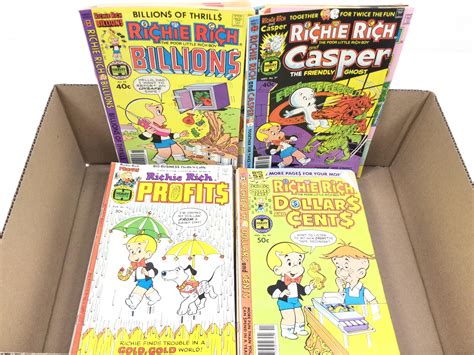 Lot Assorted Vintage Richie Rich Comic Books