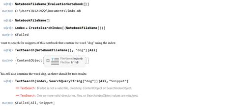 Front End Notebook Search With Snippets Programmatically Mathematica Stack Exchange