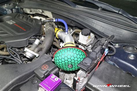 진주 스핀휠 K5 Hks 오픈흡기필터 일체형서스펜션 커스텀배기튜닝 지티나인 Gt9