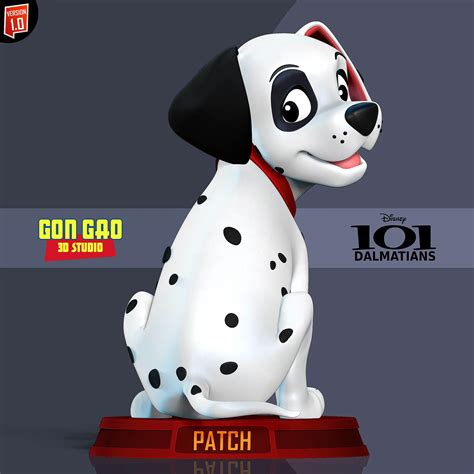 Sculptures And Artworks Stl Download Patch 101 Dalmatiansby Nlsinh