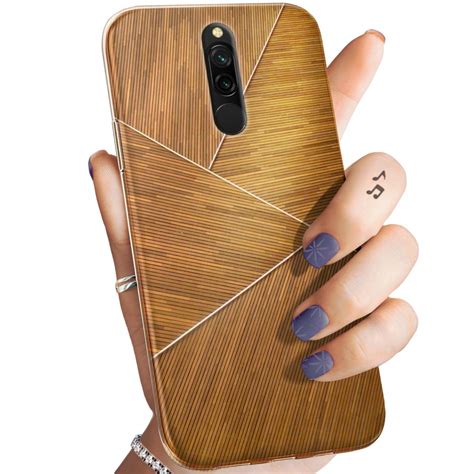 Etui Do Xiaomi Redmi 8 Wzory Brązowe Drewniane Brown Obudowa Pokrowiec Case Xiaomi Sklep