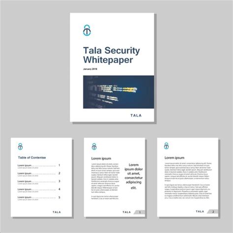 Whitepaper Template For Cybersecurity Company Other Design Contest