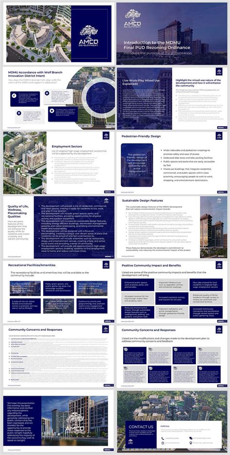 Entry 92 By L47ur For Professional Powerpoint Presentation Pitch Deck Mixed Use Development