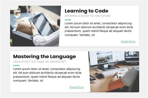 Карточки новостей Html Css