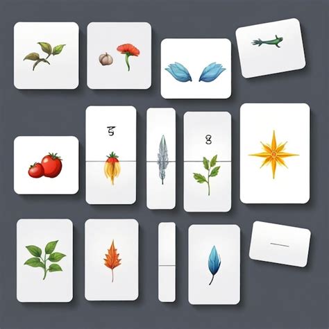 Flashcards Vector Set White Background Isolated Premium Ai Generated Vector