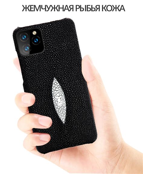 Чехол из натуральной кожи для iphone 11 pro max, оригинальная задняя ...