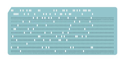 Punch Card Data Storage At Sabrina Evans Blog
