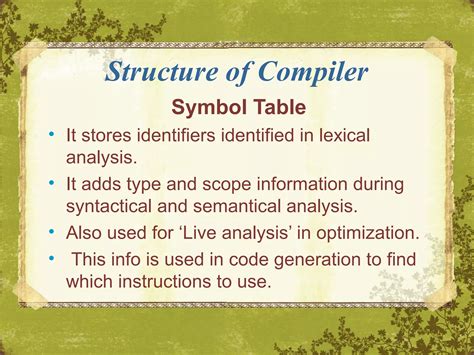 compiler design basics ppt programming languages computing