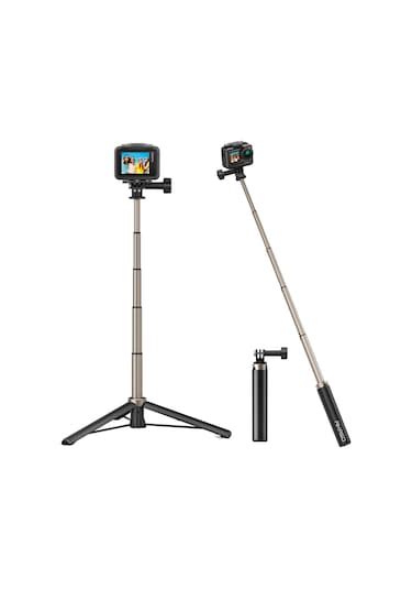 Akaso 60 Cm Uzatılabilir Selfie Çubuğu Ve Tripod Standı Aksiyon Kamera Aksesuarı Siyah Fiyatları