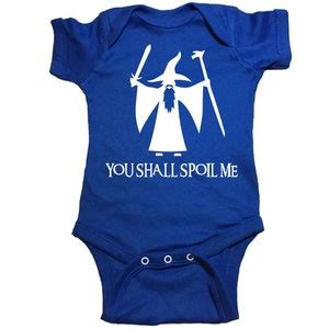 Lord Of The Rings Baby Onesie Gandalf Bodysuit Baby Clothes Etsy