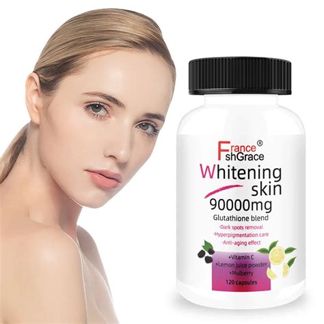 Whitening Pills Capsules Vegan Skin Bleaching Pills 5000mg Effective