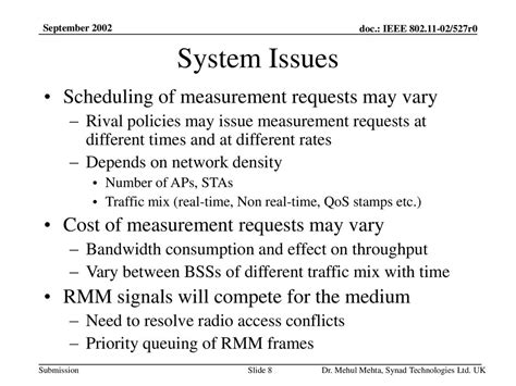 radio resource measurements timing and scheduling considerations