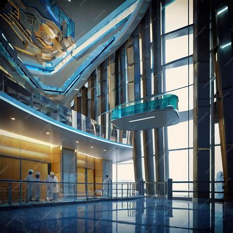 Hospital Architecture Design Planning Promoting Patient Safety Premium Ai Generated Image