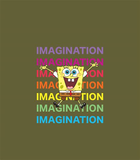Spongebob Squarepants Rainbow Imagination Digital Art By Leoniw Eddi